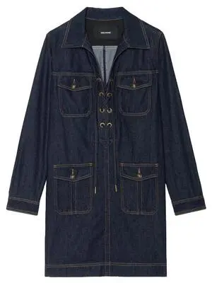 Zadig&Voltaire Remacha Denim Minidress - Brut