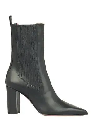 Paris Texas Anja 85mm Leather Ankle Boots - Black
