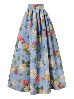CAROLINA HERRERA Cabana Floral Ballgown Skirt