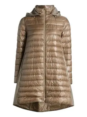 HERNO Shiny Nylon High-low Jacket