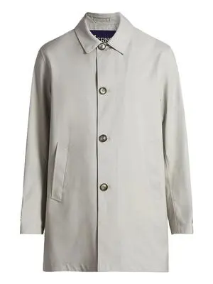 HERNO Storm System Virgin Wool Trench Coat