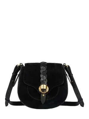 Isabel Marant Étoile Small Altay Suede Crossbody Bag - Black