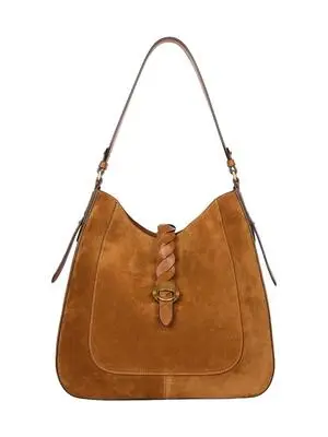 Isabel Marant Étoile Altay Suede Hobo Bag - Cognac