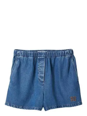 MIU MIU Denim Bermudas