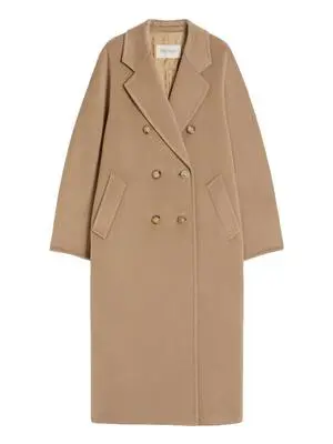 Max Mara Icon Madame Wool Cashmere Double-breasted Coat Camel