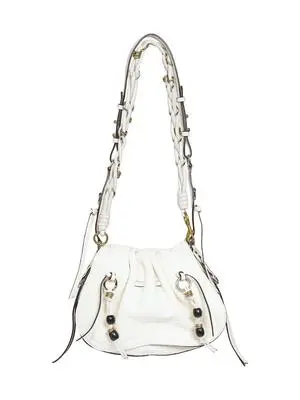 Isabel Marant Étoile Bolton Leather Saddle Bag - Chalk