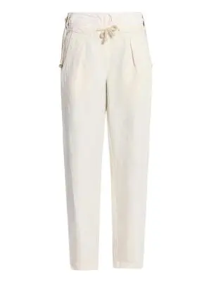 Isabel Marant Étoile Sharon Linen-silk Tapered Pants - Ecru
