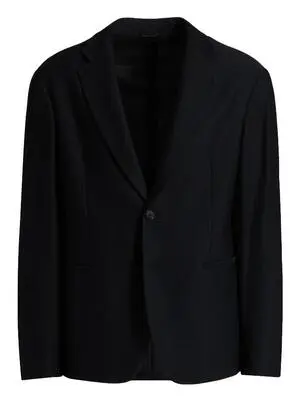 Giorgio Armani Single-breasted Stretch-nylon Jacket - Black