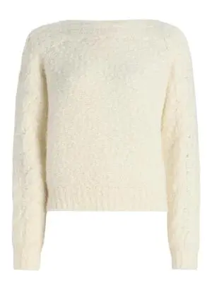 Isabel Marant Étoile Ponara Wool-blend Sweater - Ecru