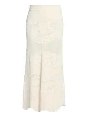 Isabel Marant Étoile Sanaya Cotton Lace Maxi Skirt Ecru