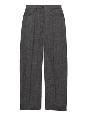 Prada Mouliné Wool Pants - Black
