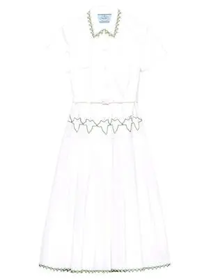 PRADA Embroidered Old Reps Cloth Dress