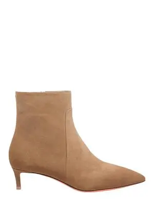 Santoni Suede Ankle Boots - Brown