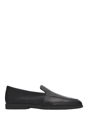 Santoni Malibu Leather Loafers - Black
