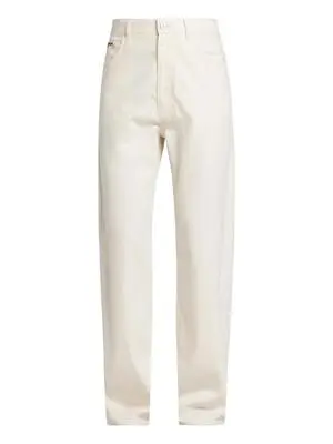 Marni Lightweight Denim Wide-leg Trousers - Bone