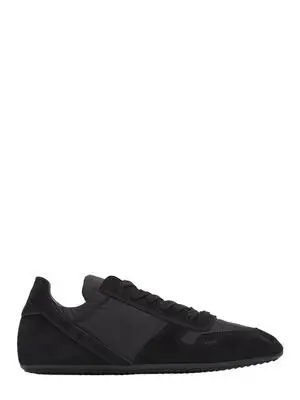 Rick Owens Minimal Low-top Sneakers Black