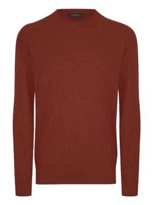Stefano Ricci Crewneck Stripped Sweater - Medium Red