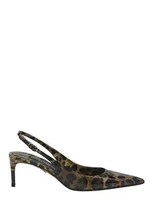 Dolce & Gabbana 60mm -print Patent Leather Pumps - Leopard