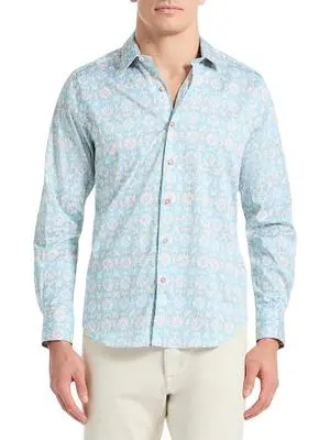 Robert Graham Mariage Abstract Cotton-blend Shirt - Multi