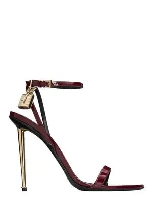 TOM FORD Pointy Naked 105mm Patent Leather Sandals
