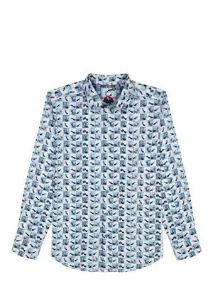 ROBERT GRAHAM Toasted Checkered Long-sleeve Button-front Shirt