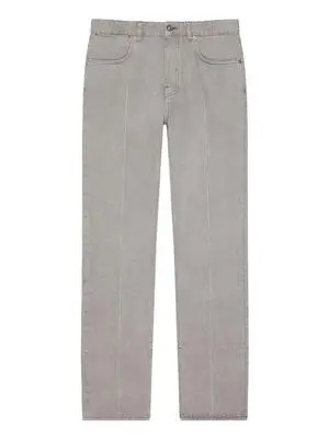 Givenchy Straight Fit Jeans With Folded Effect - Cloud Grey