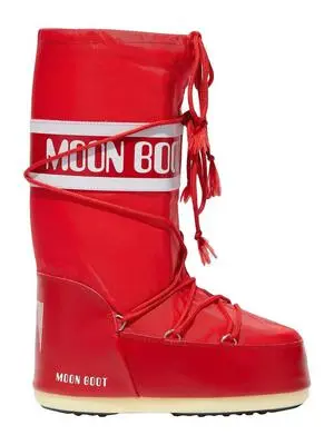 Moon Boot Icon Nylon Boots Red