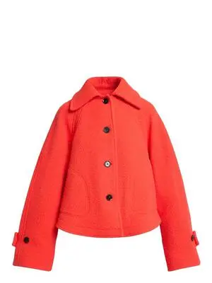 Proenza Schouler Clarice Casentino Virgin Wool-blend Jacket - Flame