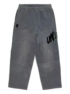 AAPE BY *A BATHING APE Aapeunvs Logo-embroidered Track Pants - Grey