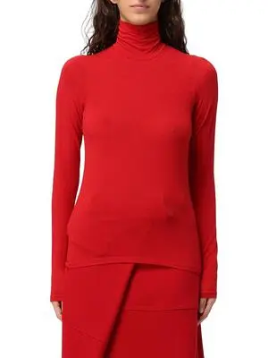 TELA Cashmere And Virgin Wool-blend Turtleneck Jumper With A Slim Fit - Red