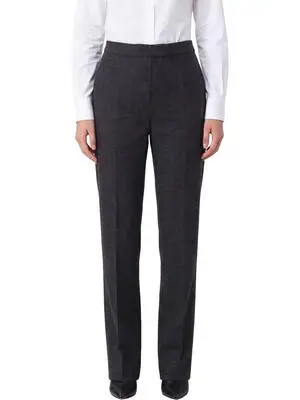 JIL SANDER High-waisted Skinny Trousers In Pure Wool