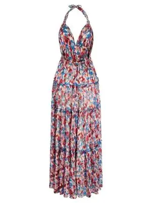 VILEBREQUIN Floral Halter Maxi Dress