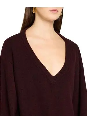 FRAME Cashmere Relaxed-fit Sweater - Currant