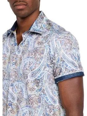 Robert Graham Apos;s Melrose Paisley Stretch Cotton Shirt - Multi