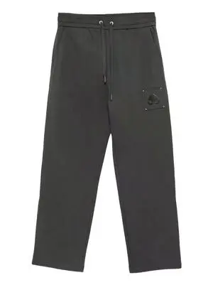 Moose Knuckles Logo-patch Drawstring Track Pants - Grey