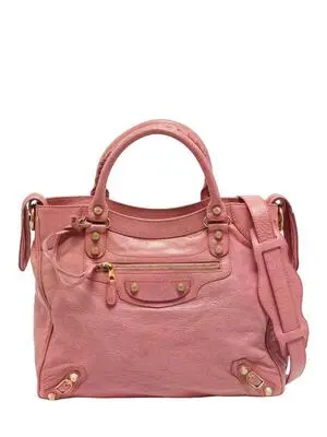 Balenciaga Classic Velo Leather Tote Bag Pink