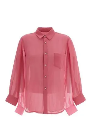 Comme Des Garçons CAMICIA CON DOPPIA MANICA Rosa