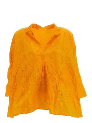 DANIELA GREGIS Crinkled Silk Shirt