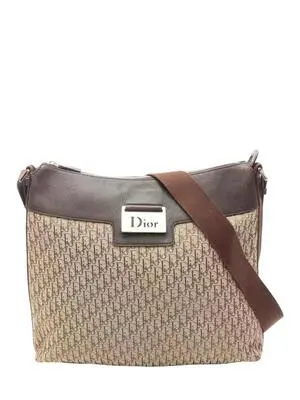 Dior 20th Century Diorissimo Trotter Canvas Street Chic Crossbody Bag - Neutrals