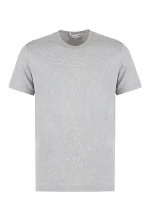 Comme Des Garçons T-shirt With Round Neck And Short Sleeves - Gray