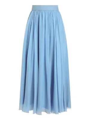 Dolce & Gabbana Chiffon Circle Skirt Blue