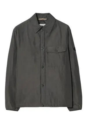 BURBERRY Burberry Logo Patch Press-Stud Jacket