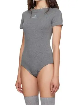 SHUSHU/TONG Short-sleeved Bodysuit - Grey