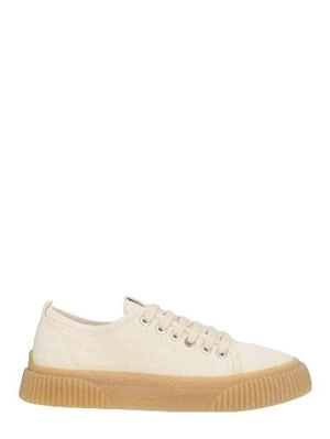AMI Paris Sneakers Size Textile Fibers, Leather - Beige