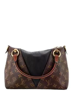 LOUIS VUITTON V Monogram Canvas And Leather Bb Tote Bag - Black