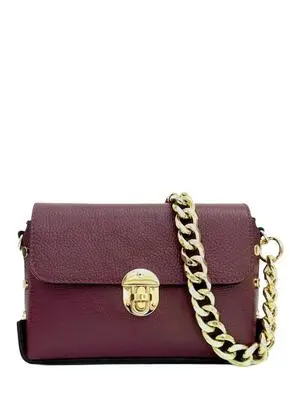 APATCHY LONDON Bloxsome Chain-strap Crossbody Bag Red