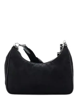 Prada Re-edition 2005 Shoulder Bag Tessuto Small Crossbody Bag - Black