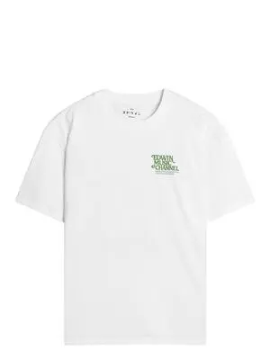 Edwin Rare Spins Ts - White Garment Washed