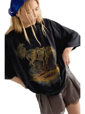 SABBI The Very Oversized Bucky Tee - Black
