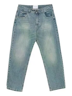 GOD SAVE DENIM Faded Straight-leg Jeans - Blue